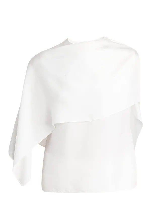 FERRAGAMO Cape Twill Top - Mascarpone