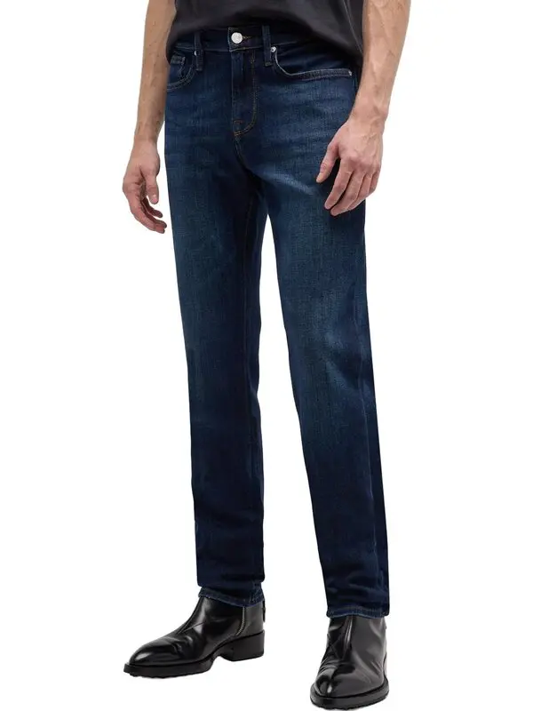FRAME L'homme Straight-leg Jeans - Baltic
