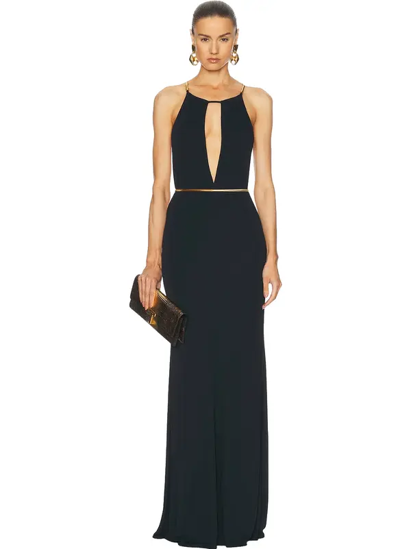 TOM FORD Sleeveless Evening Dress - Black