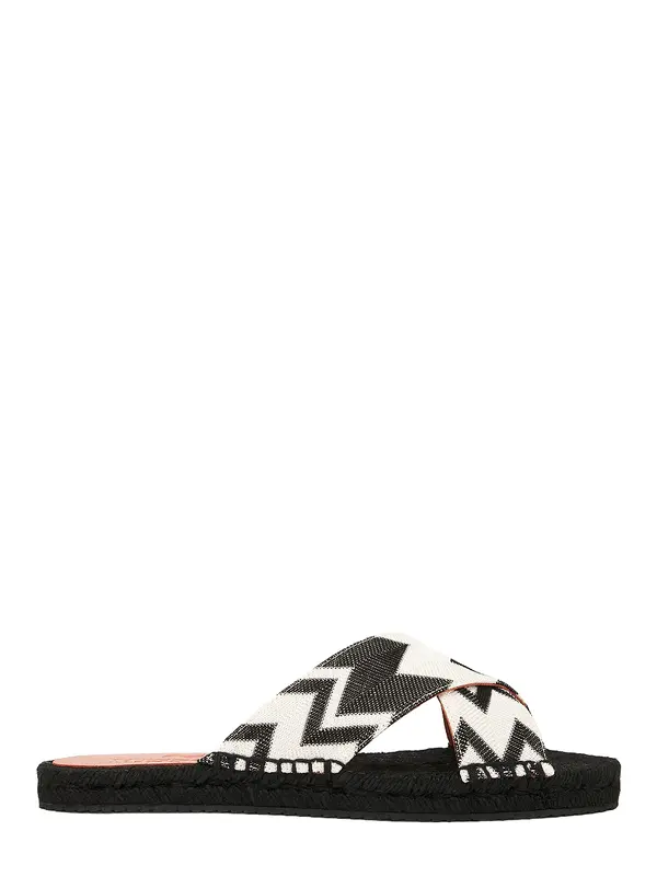 Missoni Harlow Slides - Wave Optical Black