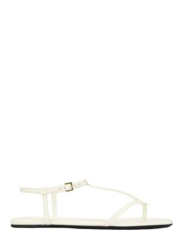 Loulou De Saison Amaru Thong Sandal - Cream