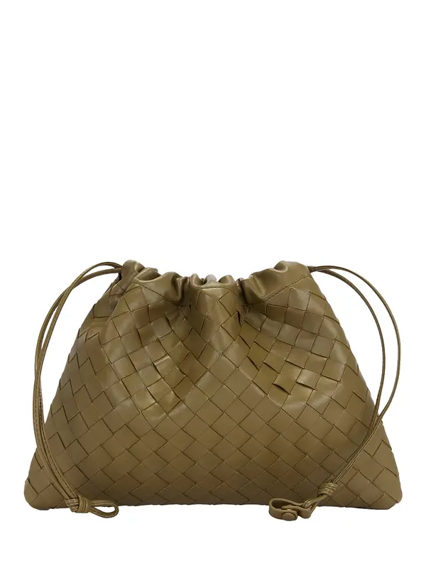 Bottega Veneta Medium Dustbag - Algae & Gold