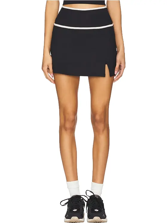 WELLBEING + BEINGWELL Flowwell Mara Skirt - Black & White