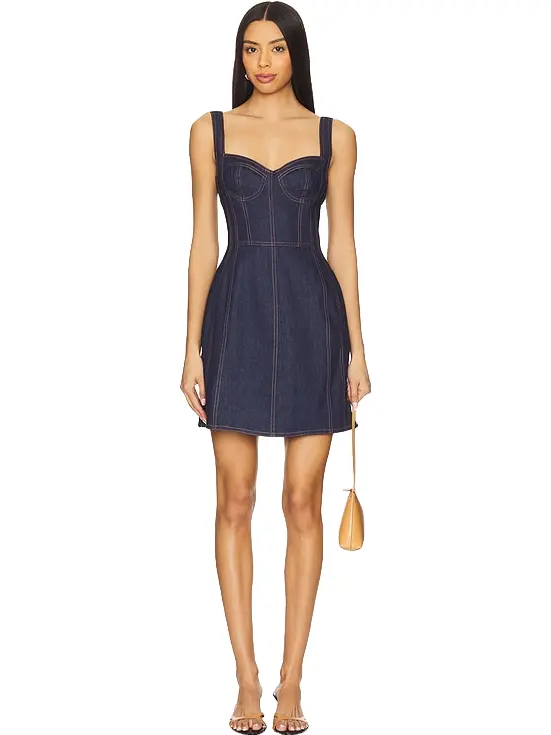 NICHOLAS Alina Mini Dress - Indigo
