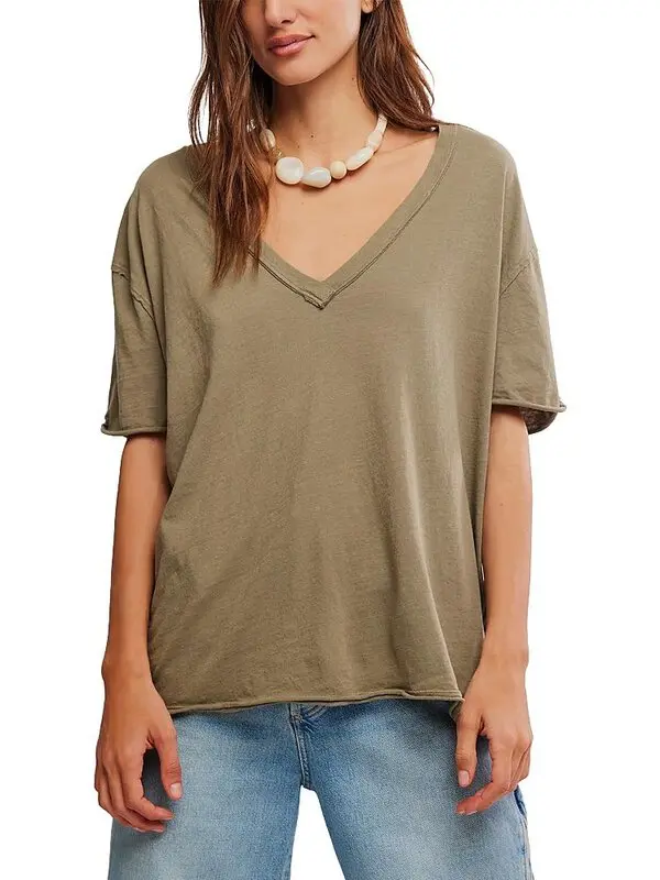 Free People We The Free Nina Tee - Olive Stone