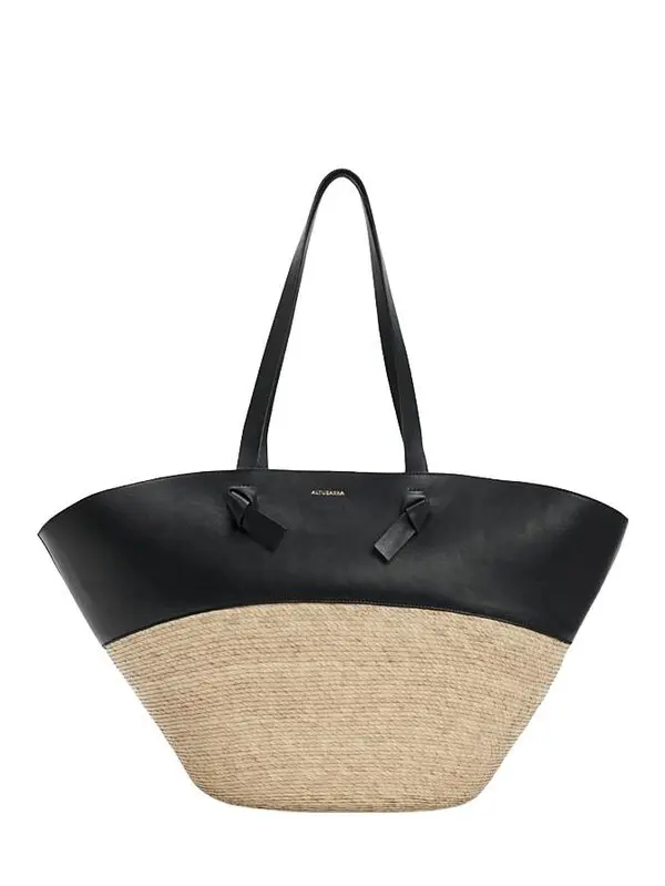 Altuzarra Knot Large Basket Tote - Black