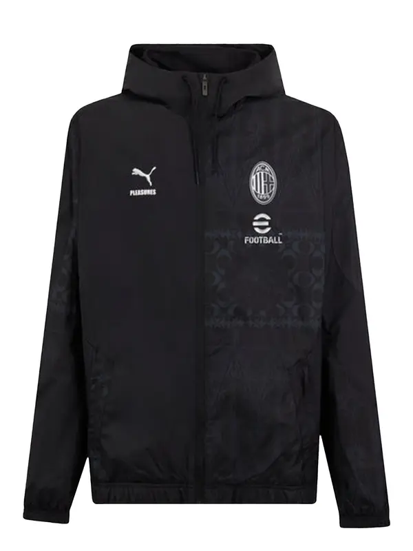 PUMA X Ac Milan X Pleasures Prematch Jacket - Black