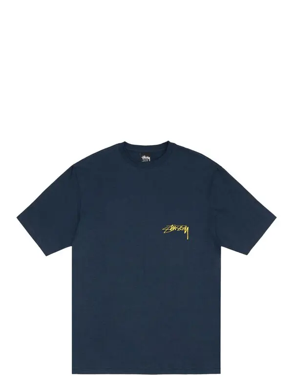 StÜssy Night Lights Tee 'navy - Blue