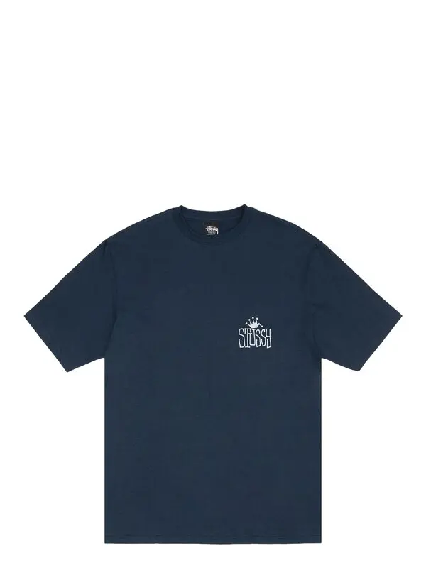 StÜssy Crown International Tee 'navy - Blue