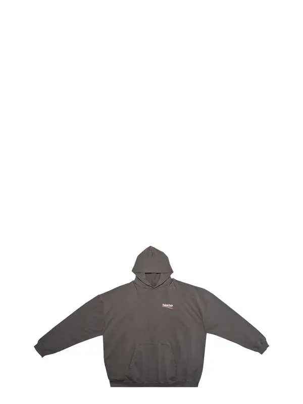 Balenciaga Large Fit Hoodie - Grey