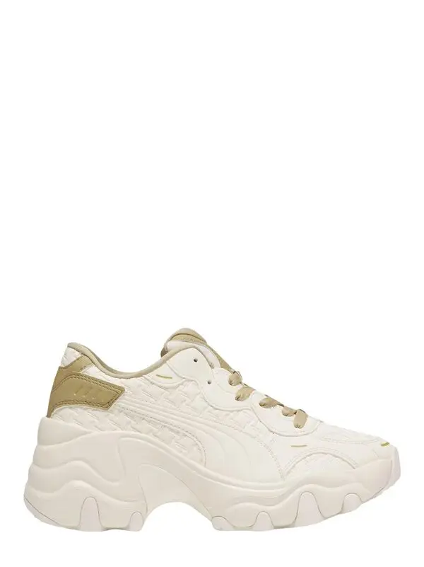 PUMA Pulsar Wedge Deboss Sneakers - Cream