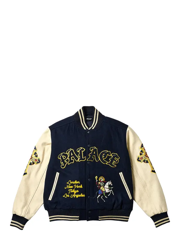 PALACE Saints Varsity Jacket - Blue