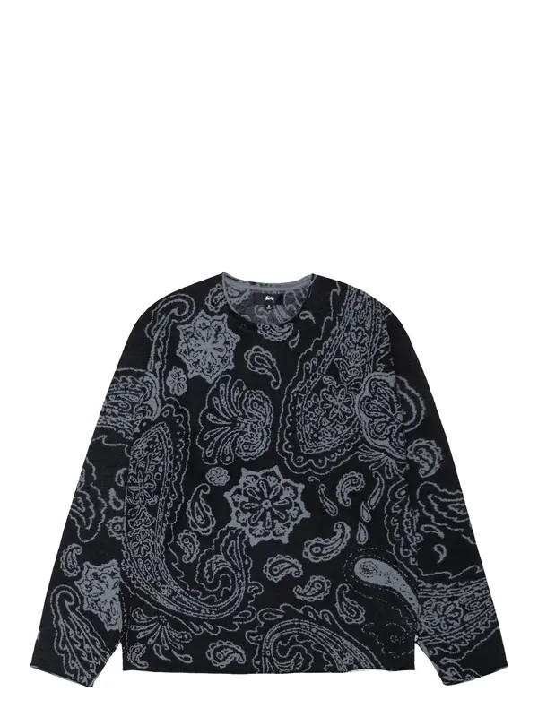 StÜssy Paisley Sweater - Black