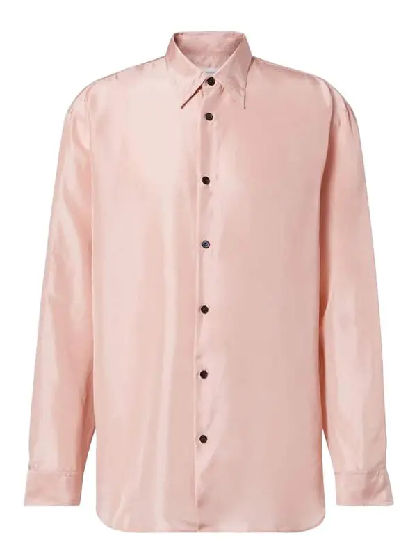 Dries Van Noten Silk Shirt - Pink
