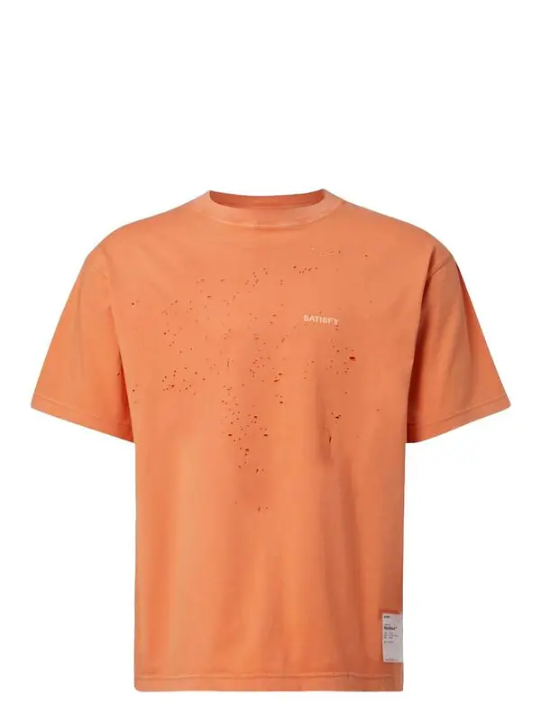 Satisfy Mothtech Cotton Jersey T-shirt - Orange