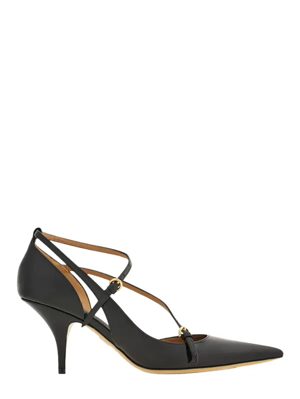 FERRAGAMO 70mm Leather Pumps - Black