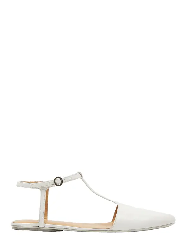 Marsèll Distesa Leather Flat Pumps - White