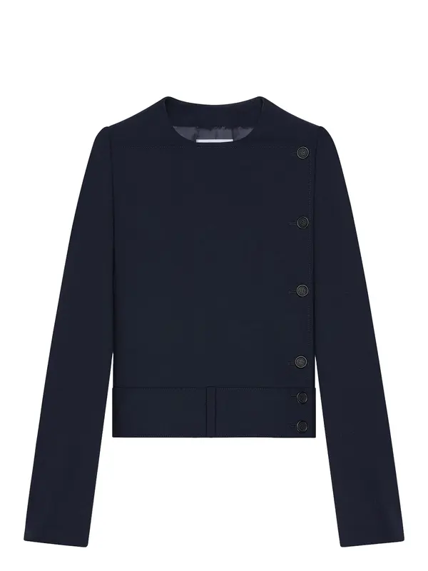 COURREGES Buttoned Tailored Jacket - Blue