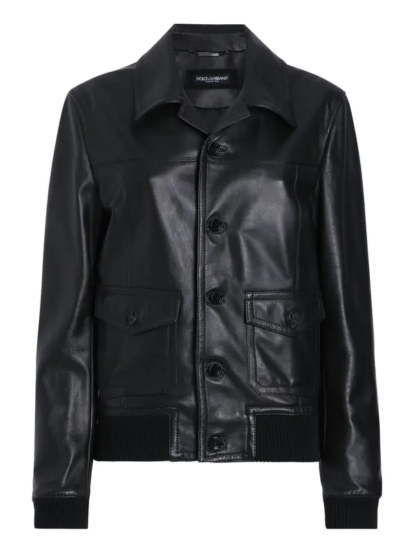 Dolce & Gabbana Lambskin Nappa Jacket - Black
