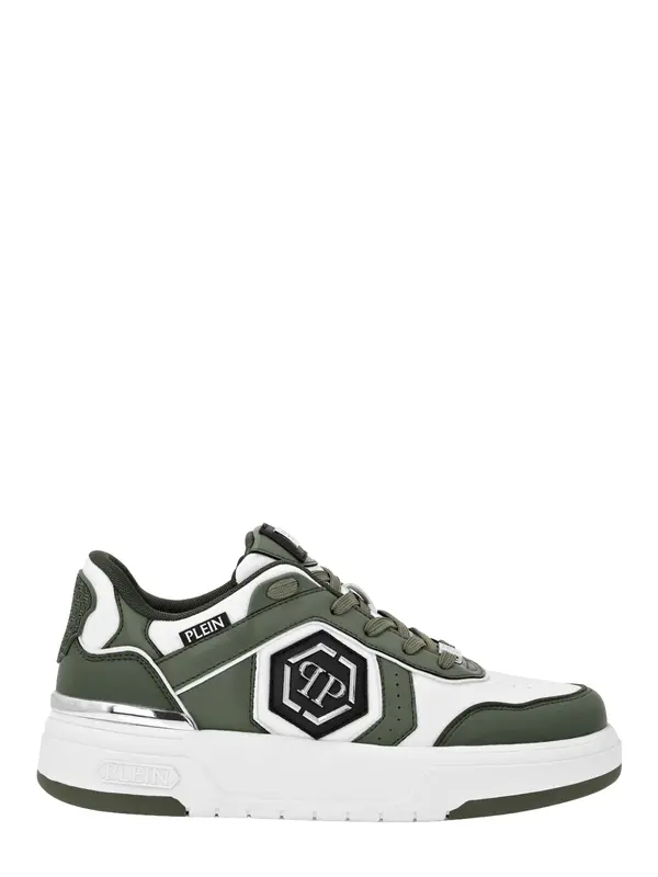 Philipp Plein Sk8r Plein Low-top Sneakers - Green