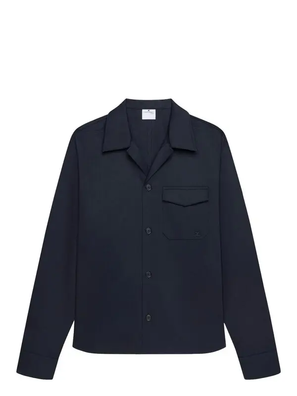 COURREGES Chest-pocket Shirt - Blue