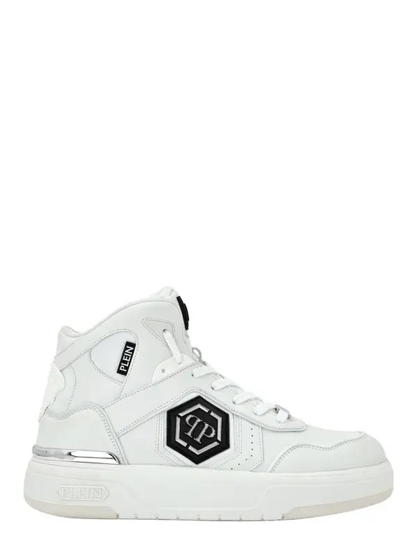 Philipp Plein Predator High-top Sneakers - White