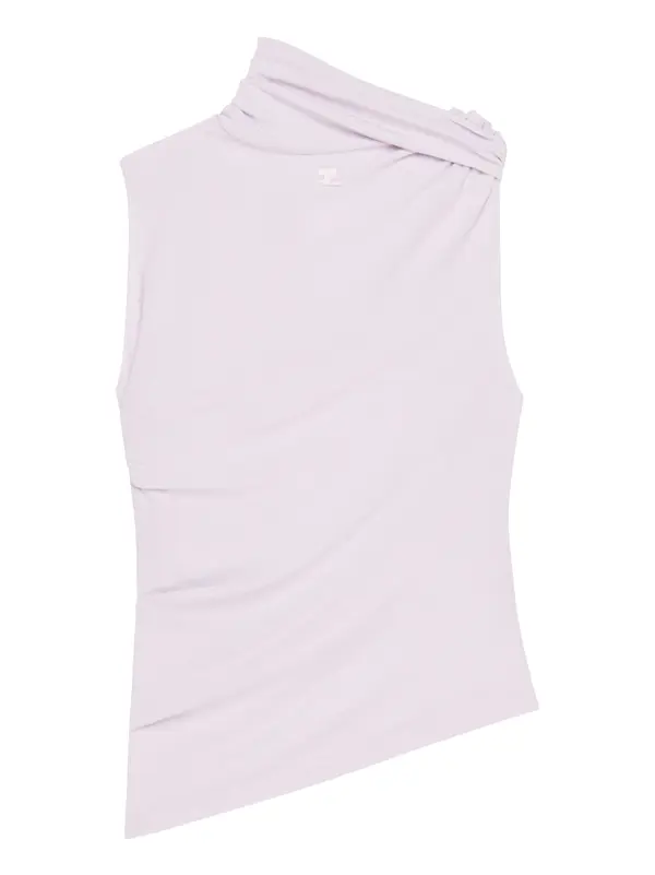 COURREGES Draped Top - Pink