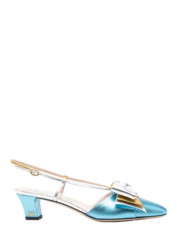 Valentino Garavani 45mm Bowow Pumps - Blue