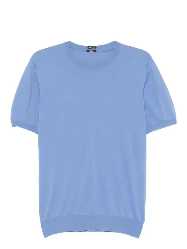Kiton Knitted T-shirt - Blue