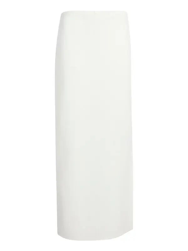 Khaite Lilth Crepe-jersey Maxi Skirt - White