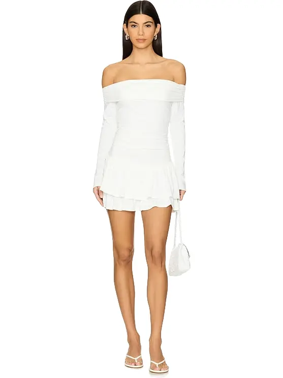 NIA Lisa Mini Dress - White