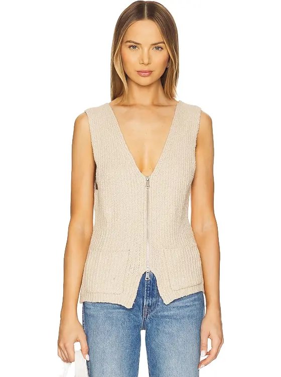 AYA MUSE Cae Vest - Beige