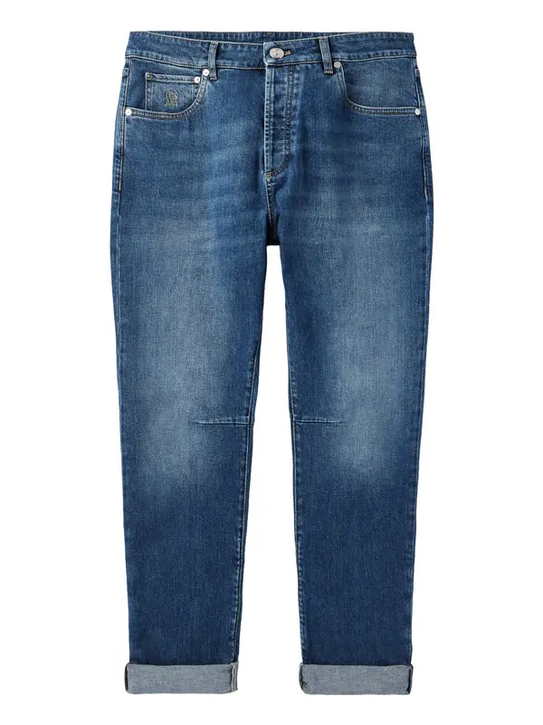 Brunello Cucinelli Straight-leg Jeans - Blue