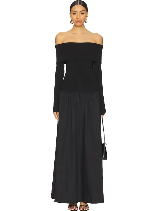ALL THE WAYS Cressida Maxi Dress - Black
