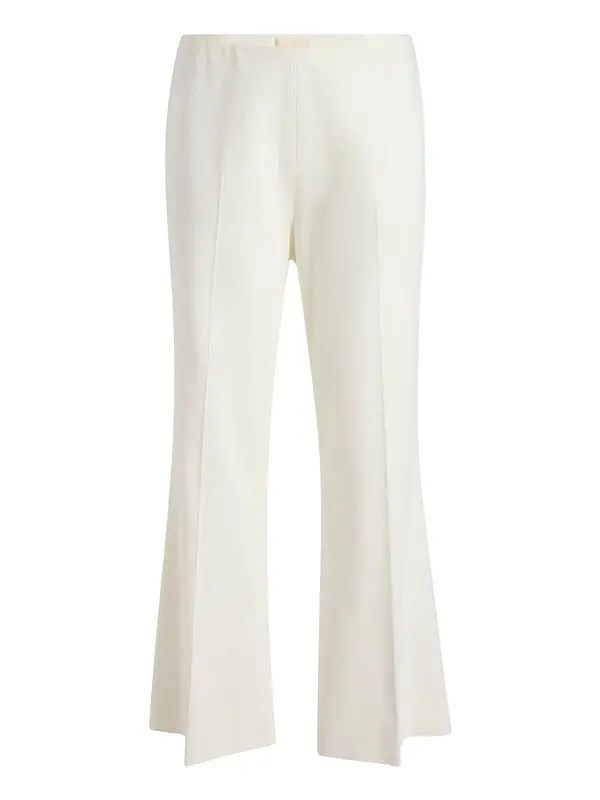 Khaite Walter Cotton-canvas Pants - White
