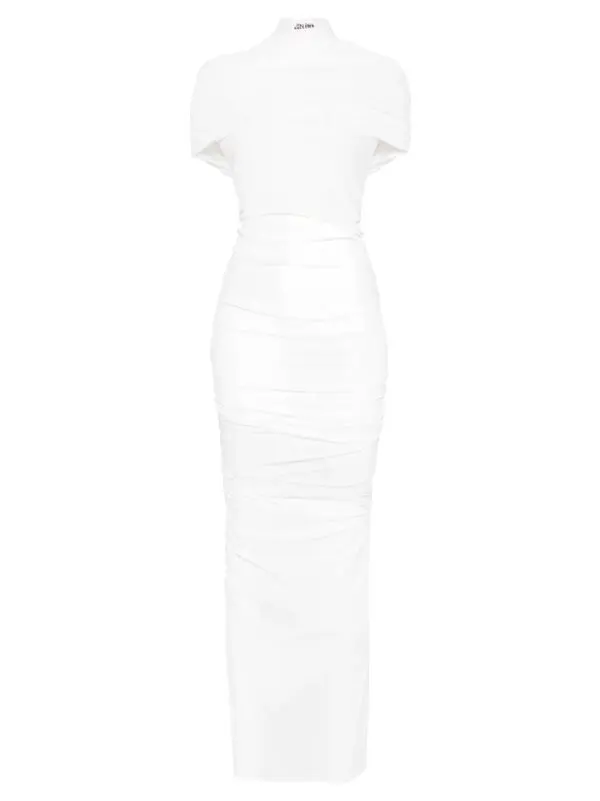 Jean Paul Gaultier Jersey Maxi Dress - White