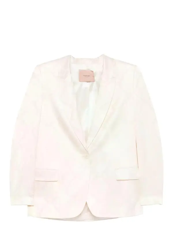 TWINSET T-jacquard Oval Blazer - Neutrals