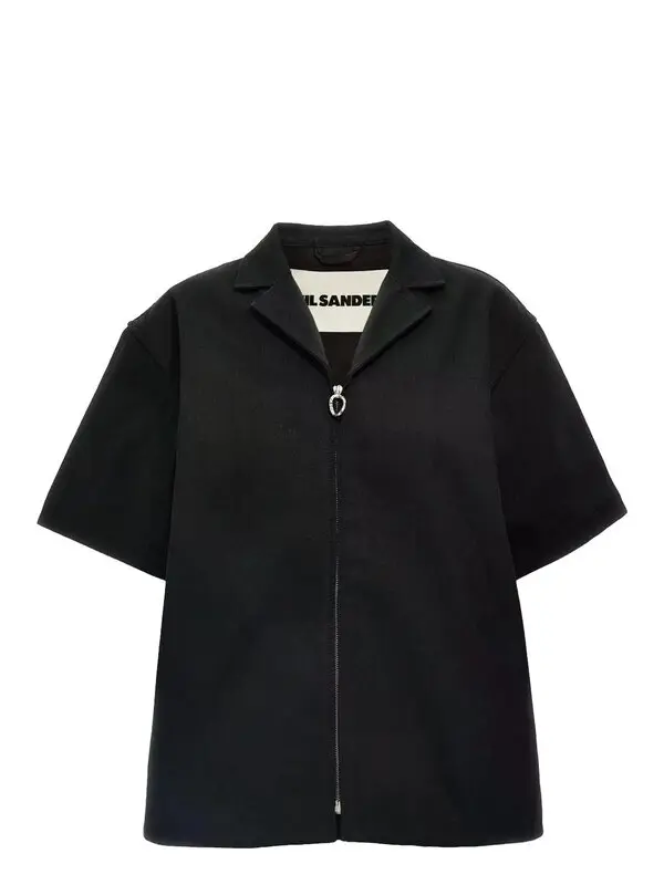 JIL SANDER Denim Shirt - Black