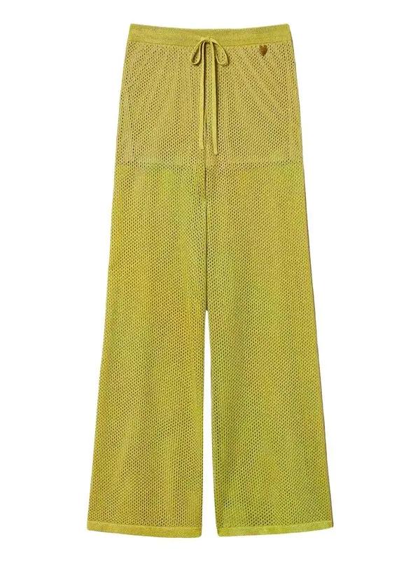 TWINSET Knitted Trousers - Yellow