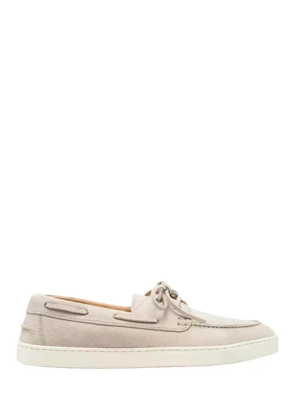 HENDERSON BARACCO Suede Boat Shoes - Neutrals