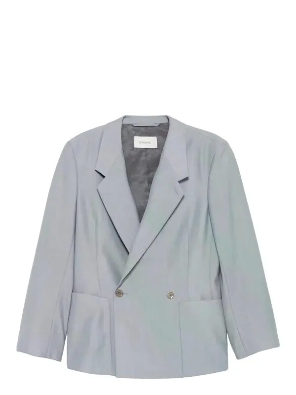 LEMAIRE Double-breasted Blazer - Grey
