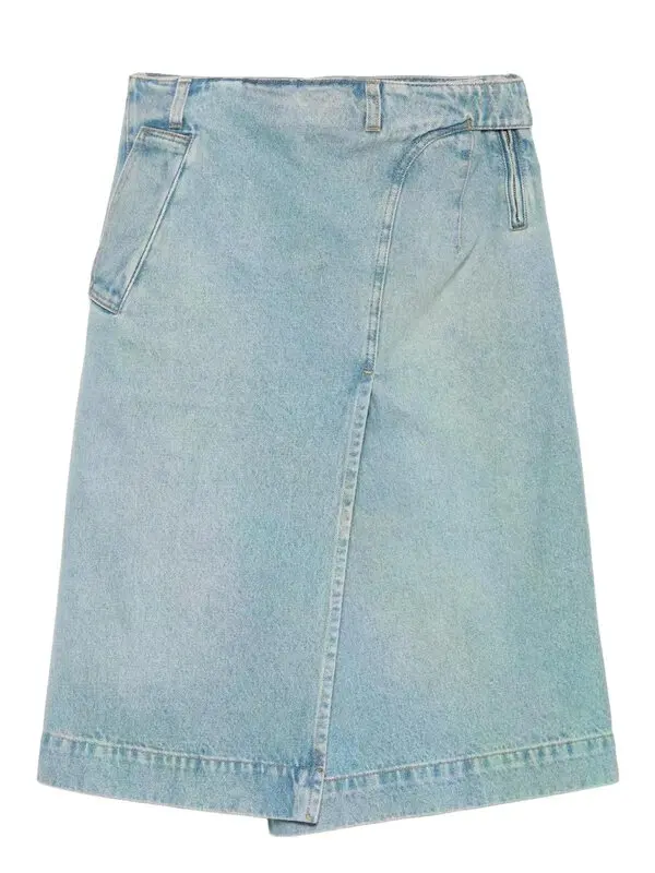 Victoria Beckham Midi Skirt - Blue