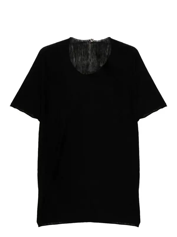 LABEL UNDER CONSTRUCTION Round-neck T-shirt - Black