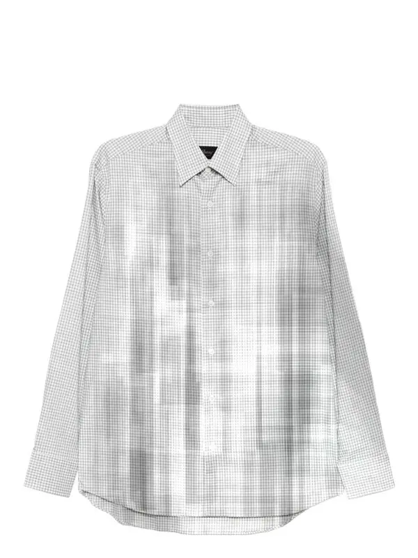 Brioni Checked Shirt - Green