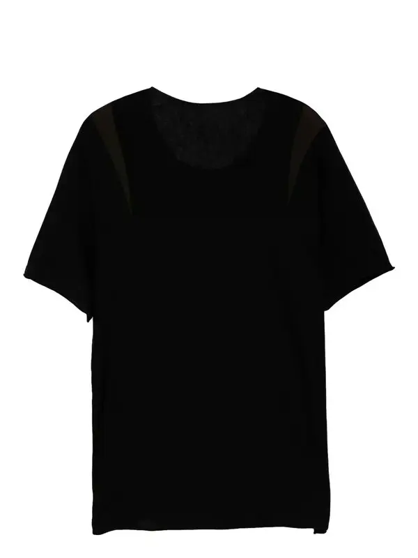 LABEL UNDER CONSTRUCTION Round-neck T-shirt - Black