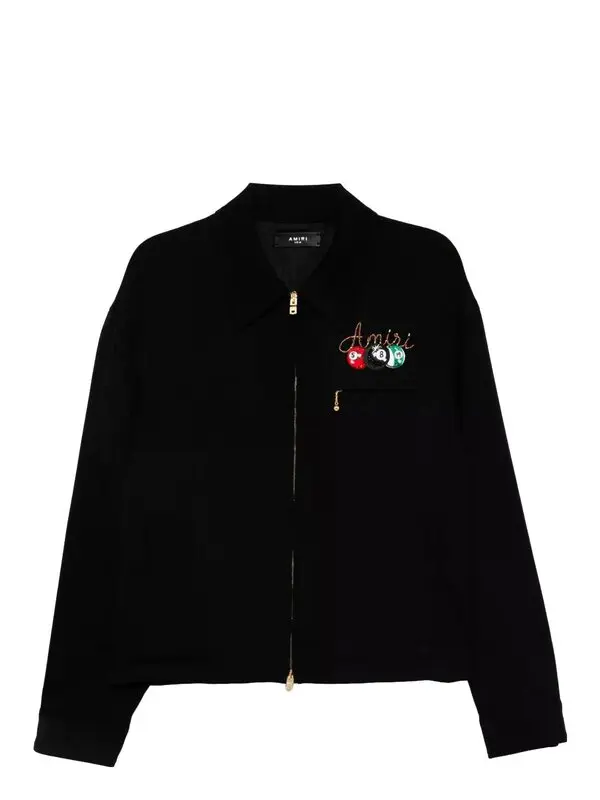 Amiri Bead-embellished Jacket - Black