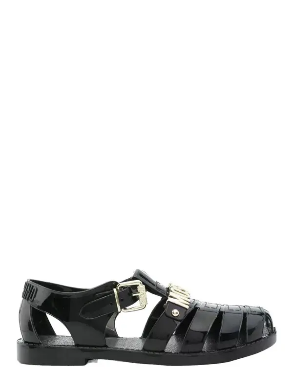 Moschino Jelly Sandals - Black
