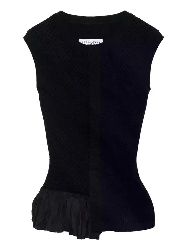 MAISON MARGIELA Knitted Top - Black