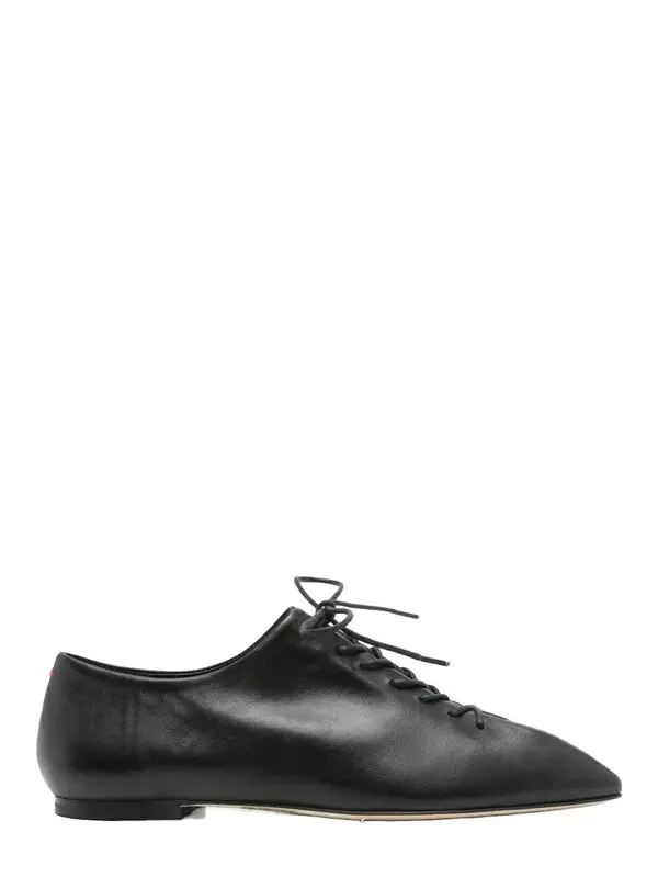 AeydĒ Leather Oxford Shoes - Black