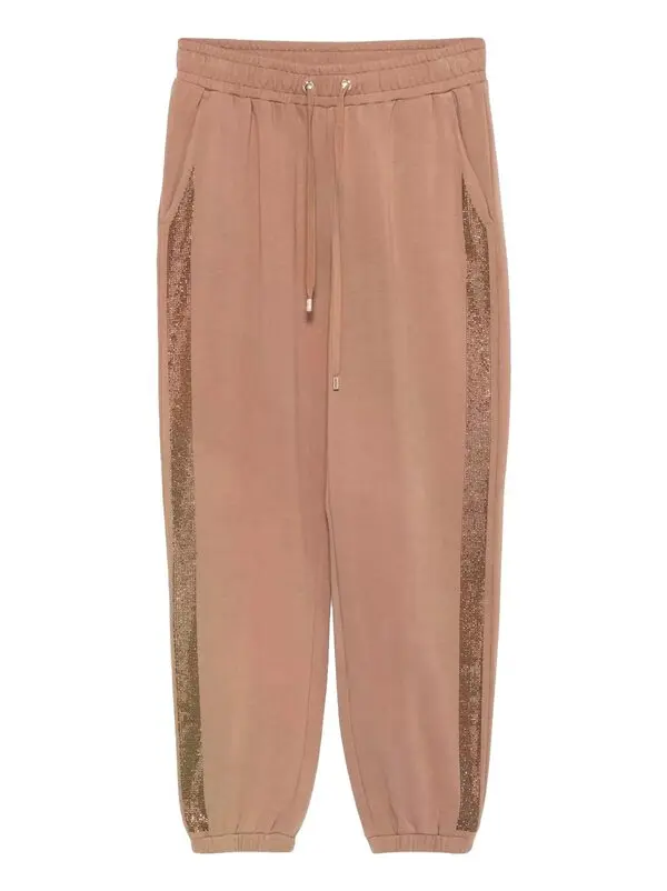 Liu Jo Jersey Track Pants - Brown